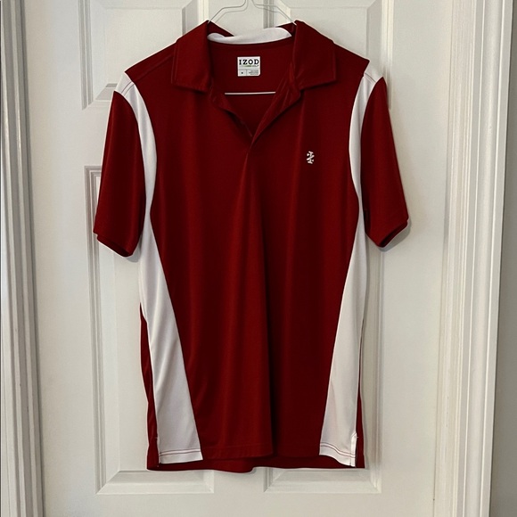 Izod | Shirts | Izod Mens Polo Shirt In Red And White | Poshmark